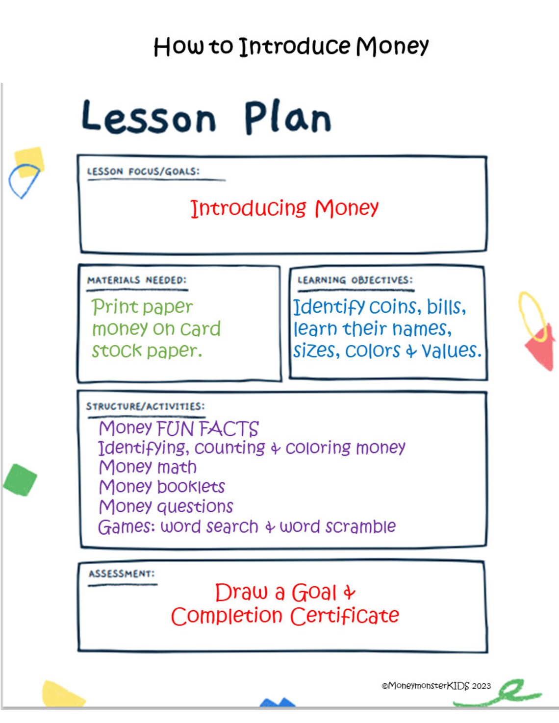 Money Worksheets, Money Activities, Count Coins, Identify Dollars ...