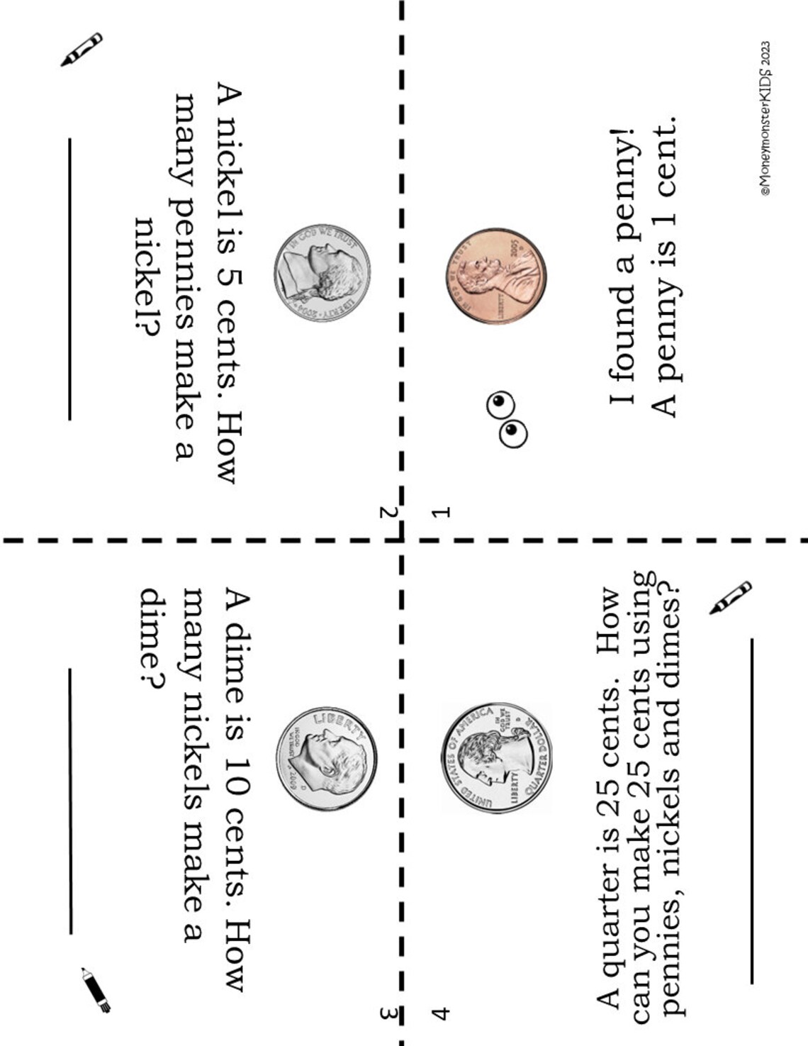 Money Worksheets, Money Activities, Count Coins, Identify Dollars ...