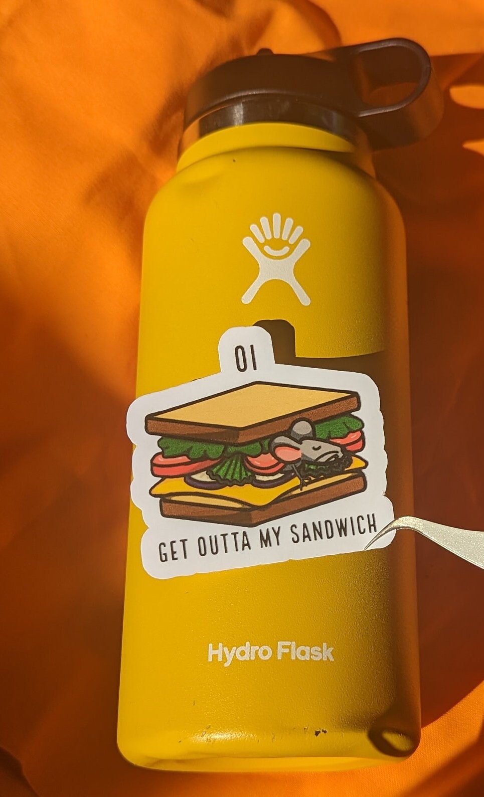 Oi Get Outta My Sandwich Goofy and Trendy Water Bottle - Etsy
