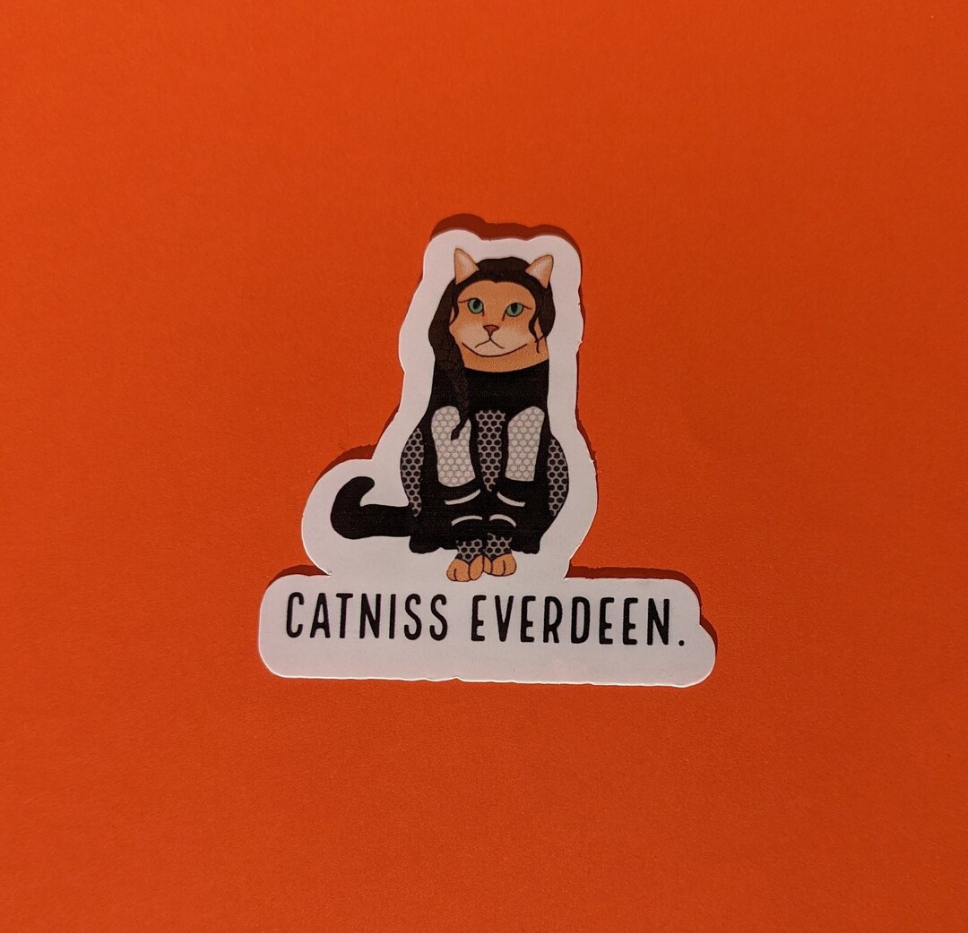 Catniss Everdeen. - Inspired Water Bottle, Laptop, or Other Accessory ...