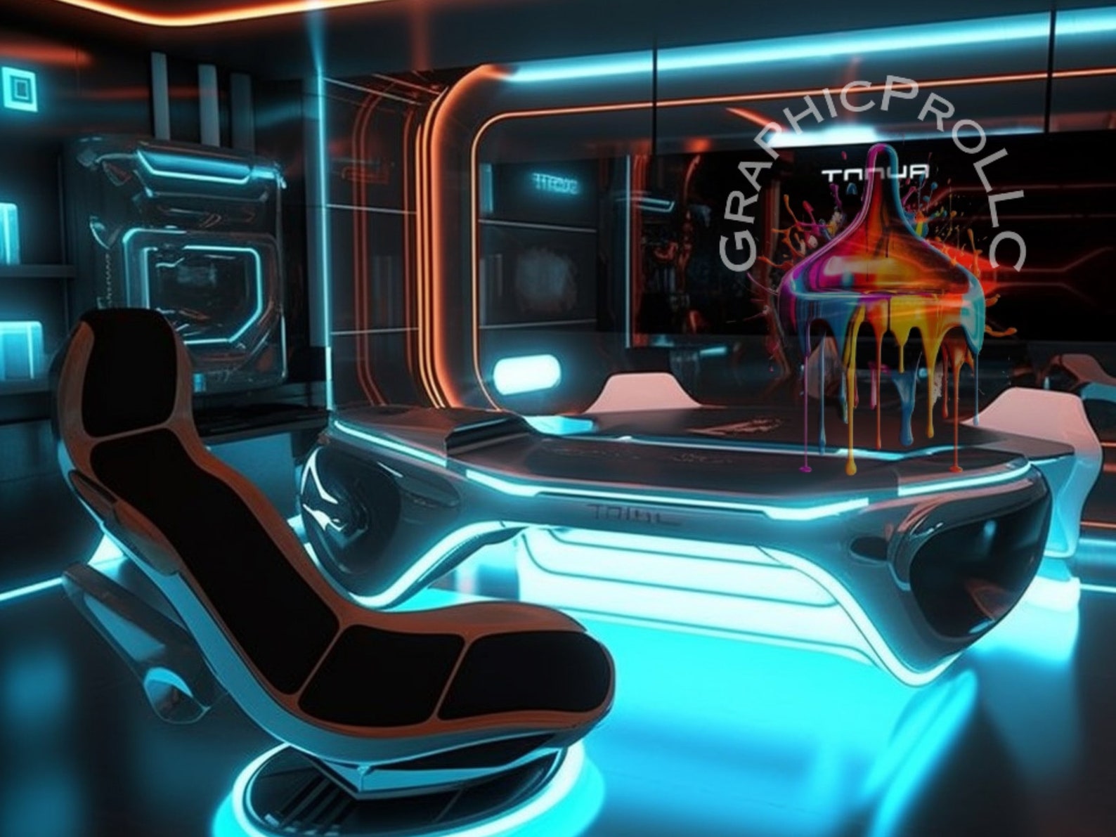 5k Tron Background for Zoom Facetime Tik Tok Youtube Instagram Ai Art ...