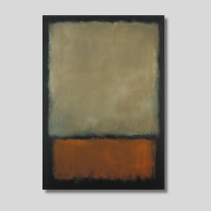 Mark Rothko Canvas Wall Art, Mark Rothko Poster, Mark Rothko Print ...