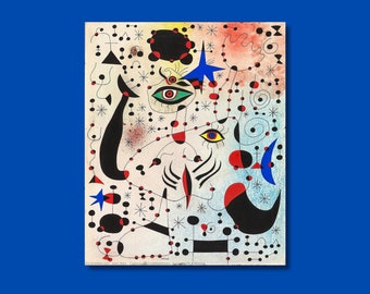 Joan Miro Dancer 1925 Dancer CANVAS Exhibition Poster - Etsy