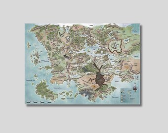 Dungeons and Dragons Canvas Wall Art, Dungeons and Dragons Poster ...