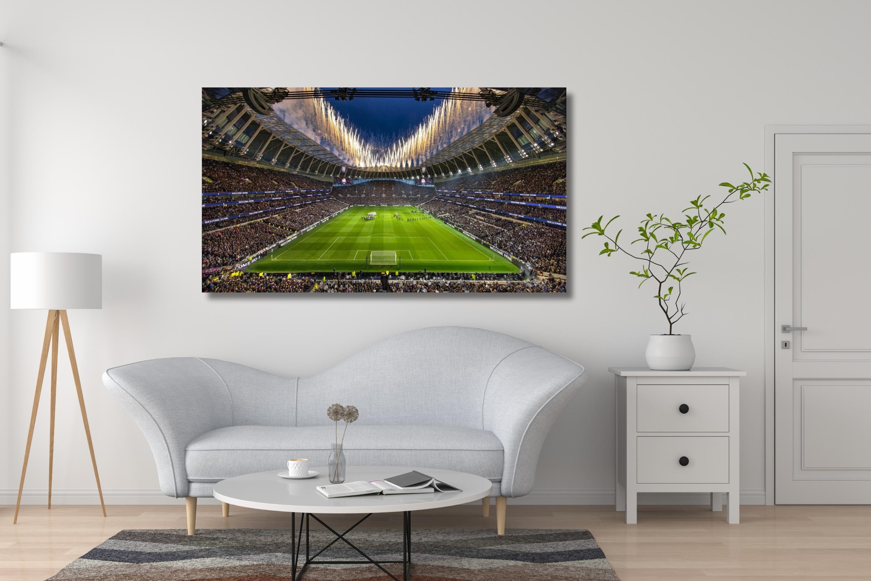Tottenham Hotspur Stadium Canvas Wall Art,united Kingdom Stadium Poster ...