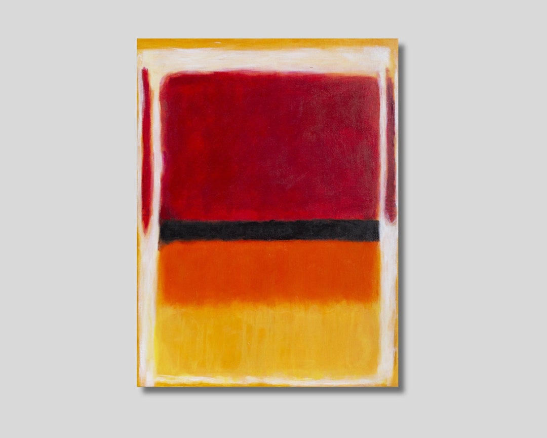 Mark Rothko Canvas Wall Art, Mark Rothko Poster, Mark Rothko Print ...