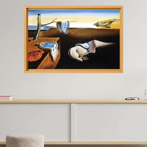 Salvador Dali the Persistence of Memory Poster, Salvador Dali Print ...