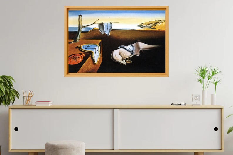 Salvador Dali the Persistence of Memory Poster, Salvador Dali Print ...