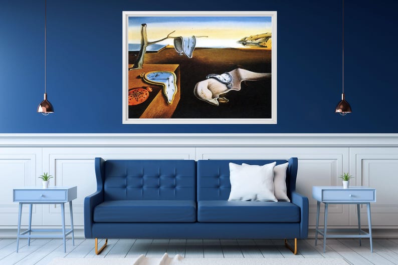 Salvador Dali the Persistence of Memory Poster, Salvador Dali Print ...