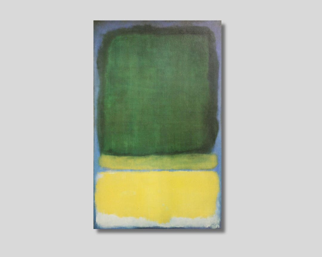 Mark Rothko Canvas Wall Art, Mark Rothko Poster, Mark Rothko Print ...