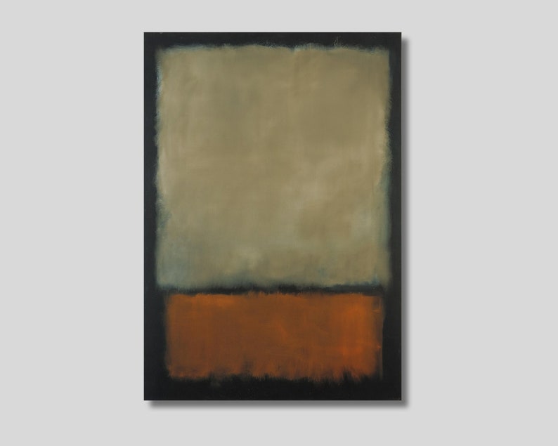 Mark Rothko Canvas Wall Art Mark Rothko Poster Mark Rothko - Etsy