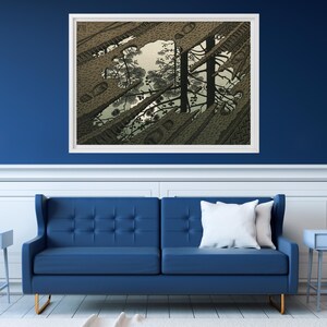 Puddle by Maurits Cornelis Escher Canvas Wall Art, Escher Canvas Print ...