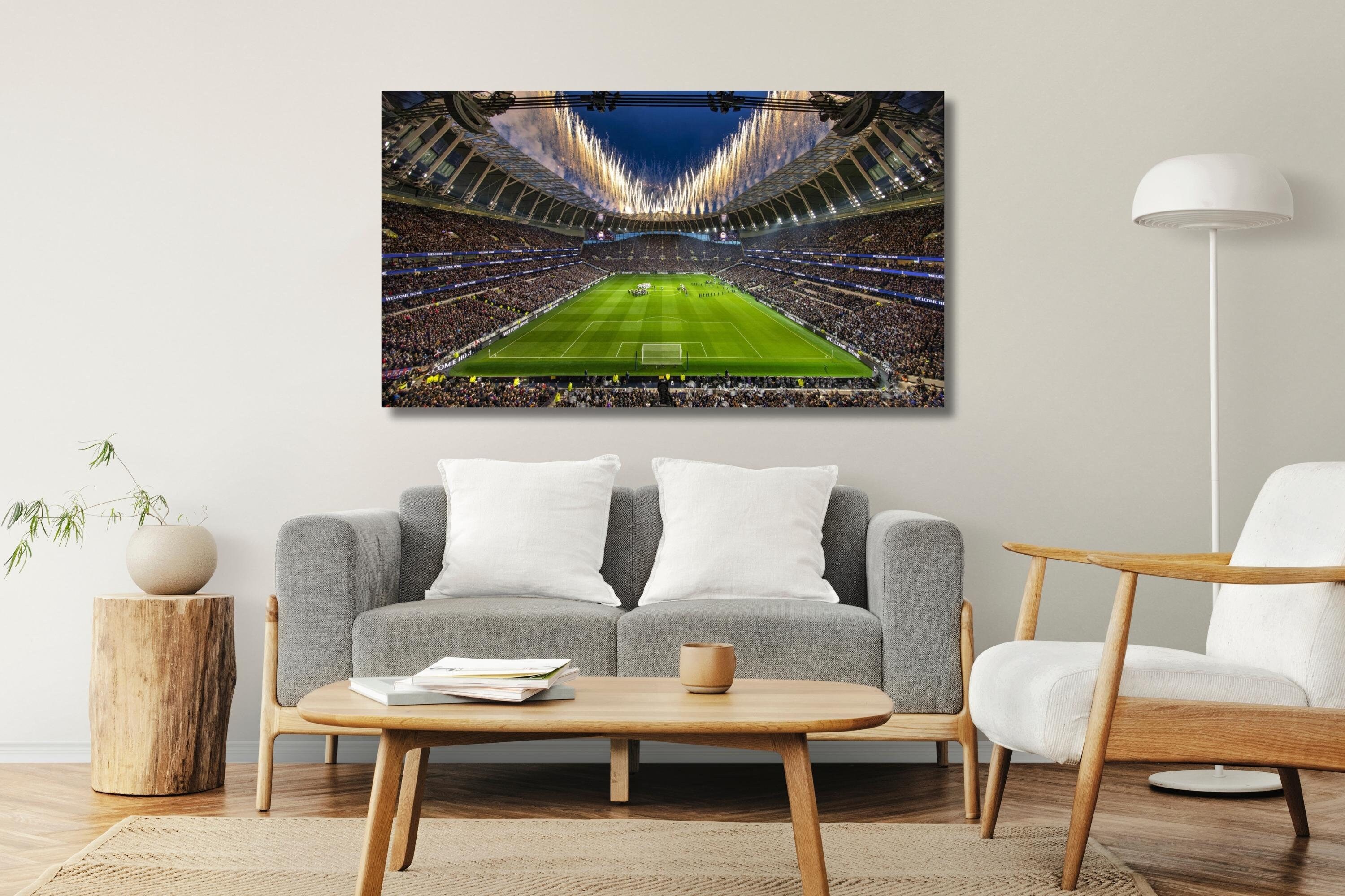 Tottenham Hotspur Stadium Canvas Wall Art,united Kingdom Stadium Poster ...