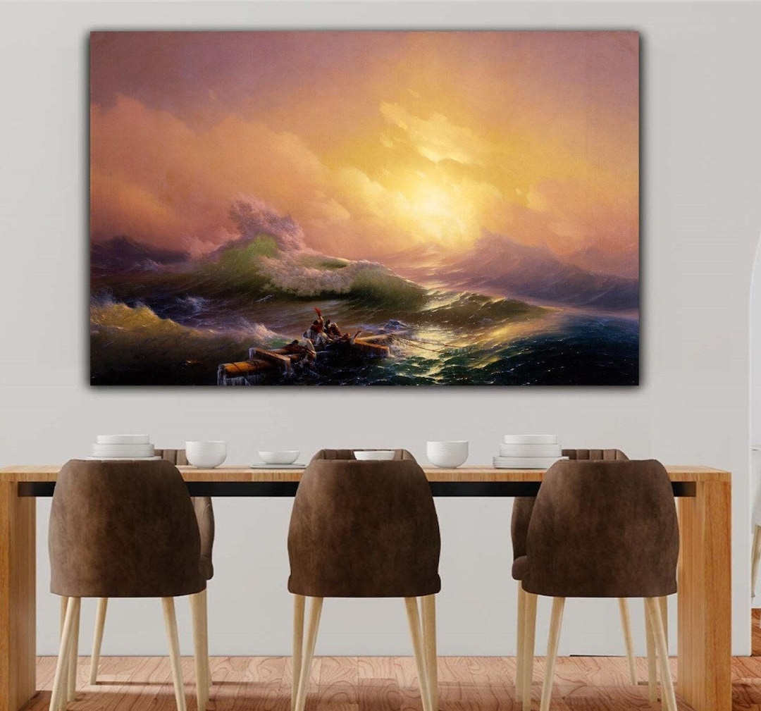Ivan Aivazovsky the Ninth Wave 1850 Canvas Print Wall Art,aivazovsky ...