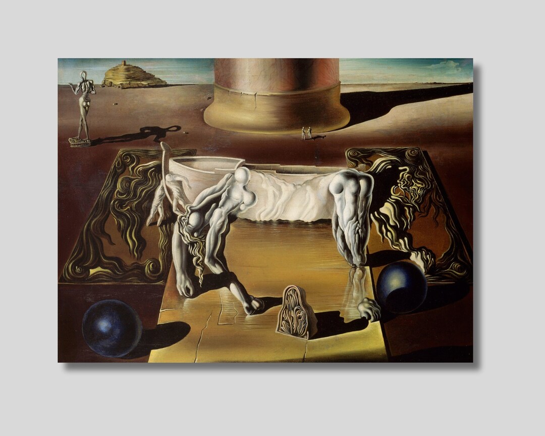 Salvador Dali Invisible Lion, Horse, Sleeping Woman Poster 1930 ...