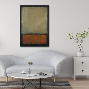 Mark Rothko Canvas Wall Art, Mark Rothko Poster, Mark Rothko Print ...