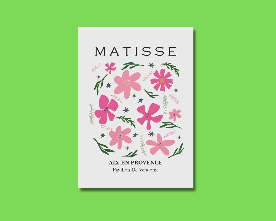 Henri Matisse the Cut Outs Canvas Wall Art, Popular Printable Decor ...