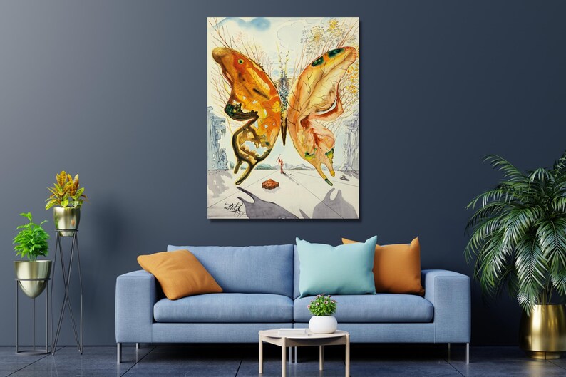 Salvador Dali Venus Butterfly Print Salvador Dali Exhibition 1947 ...
