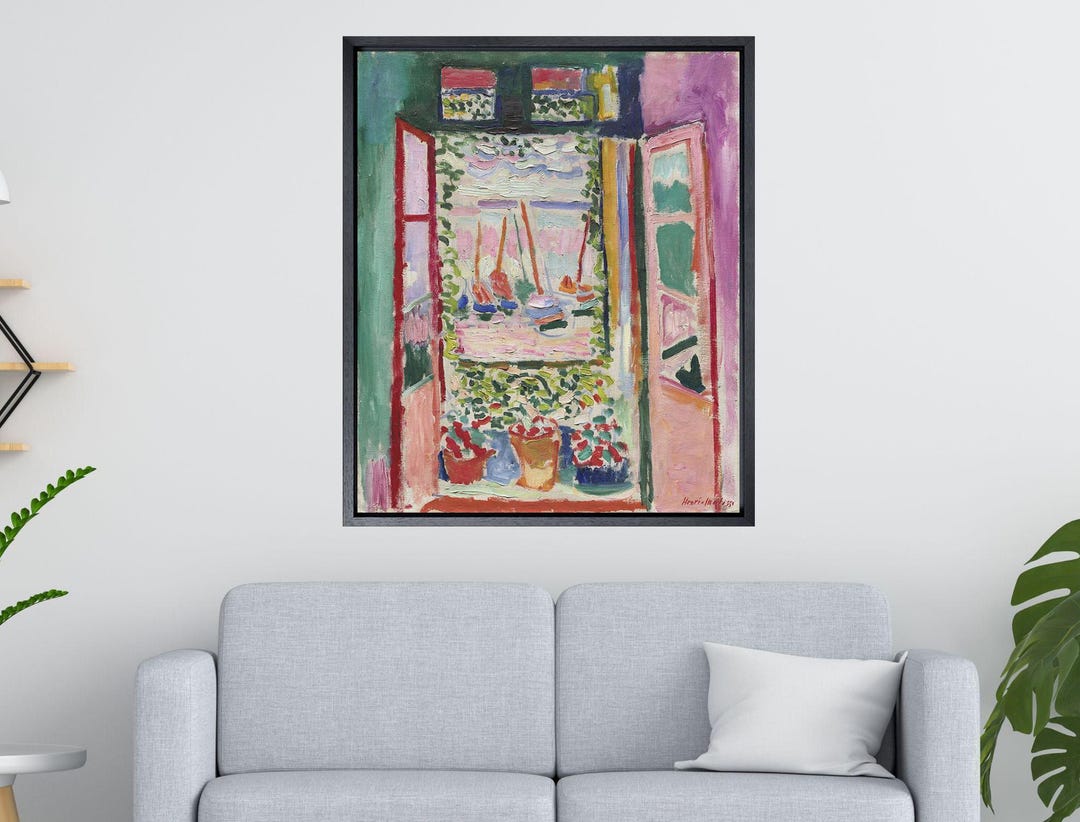Henri Matisse Open Window Collioure Canvas Wall Art, Henri Matisse ...