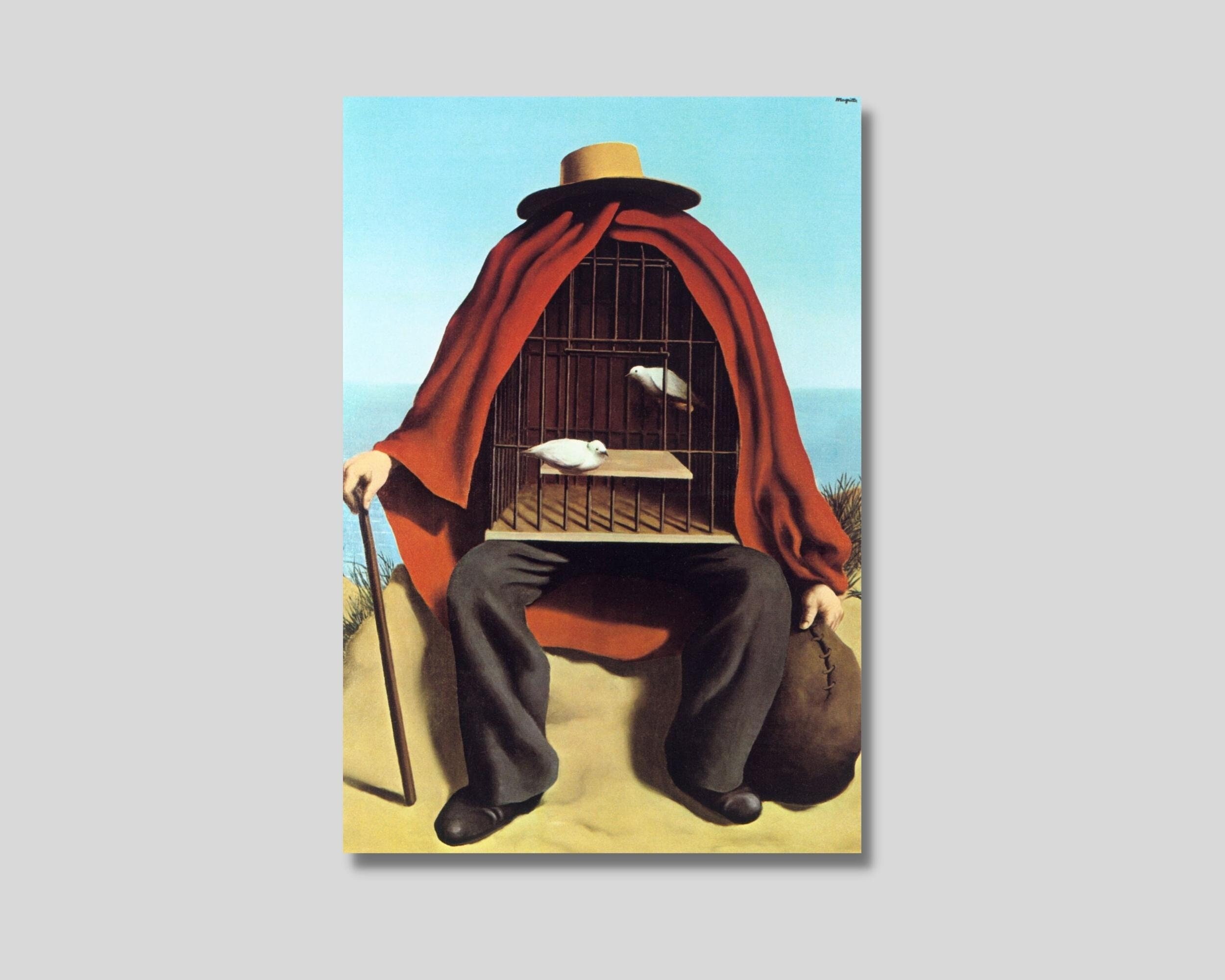 Rene Magritte the Therapist Canvas Wall Art Rene Magritte - Etsy