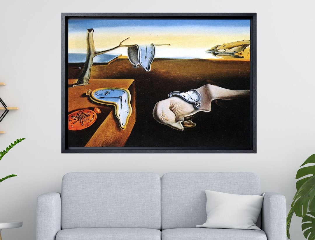 Salvador Dali the Persistence of Memory Poster, Salvador Dali Print ...