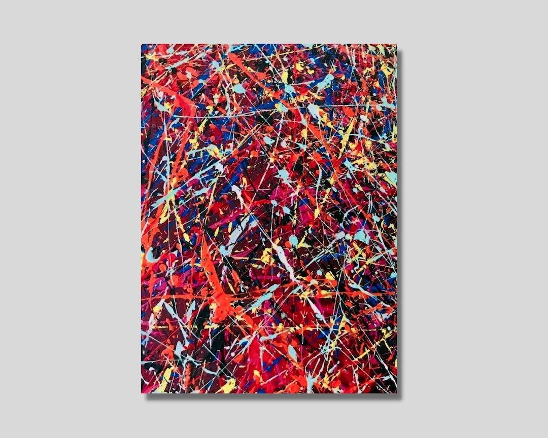 Jackson Pollock Canvas Wall Art, Jackson Pollock Print, Pollock Poster ...