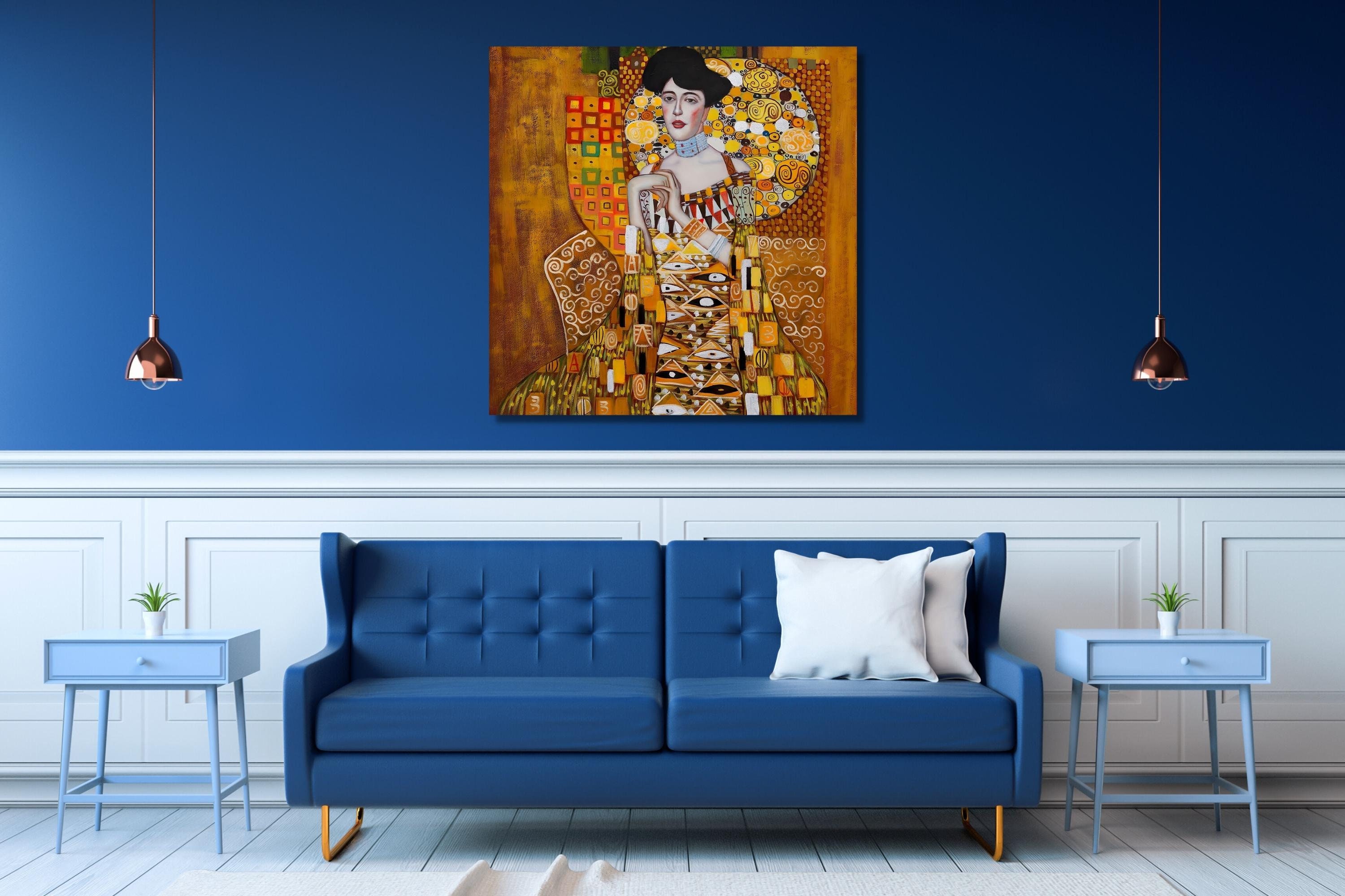 Gustav Klimt Adele Bloch Bauer Canvas Wall Art, Gustav Klimt Gallery ...