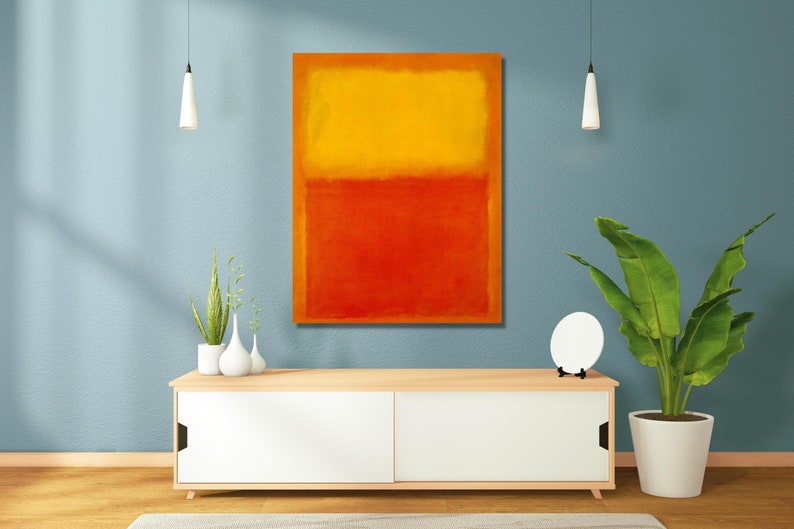 Mark Rothko Canvas Wall Art, Mark Rothko Poster, Mark Rothko Print ...