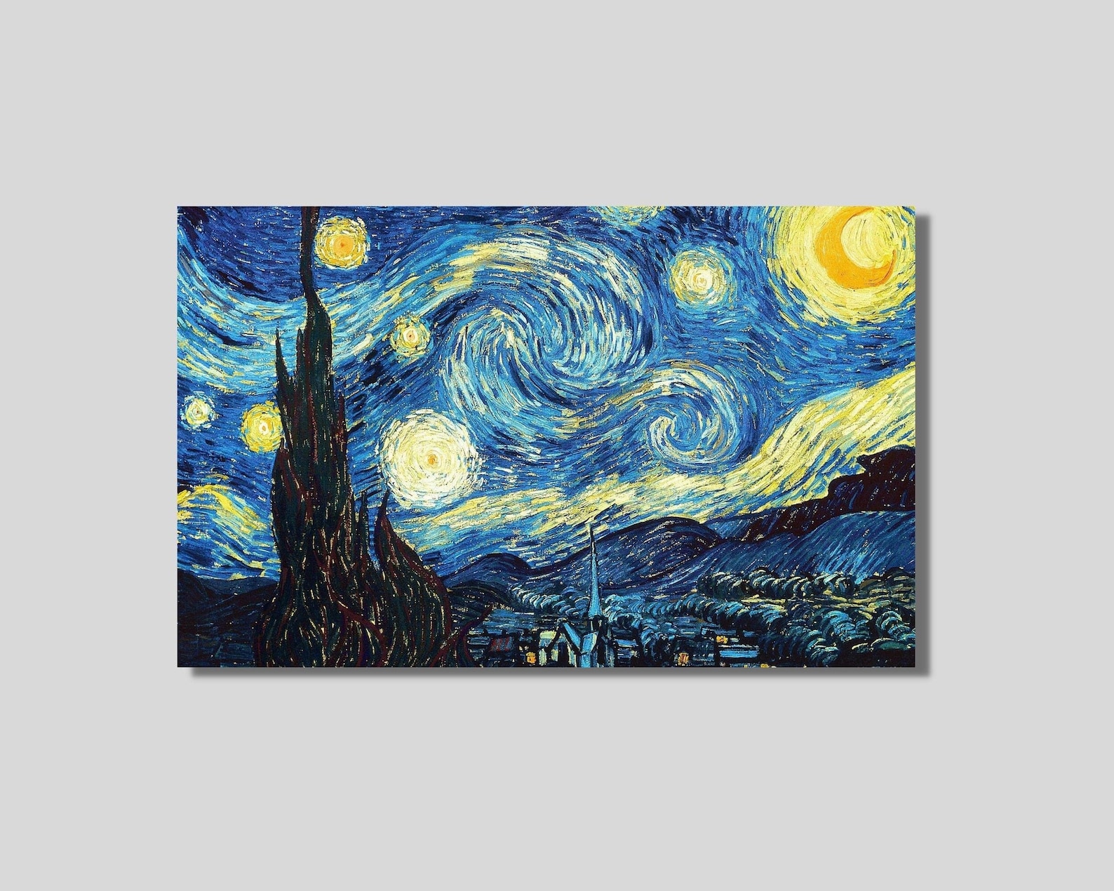 Vincent Van Gogh Starry Night Canvas Wall Art, Starry Night Canvas ...