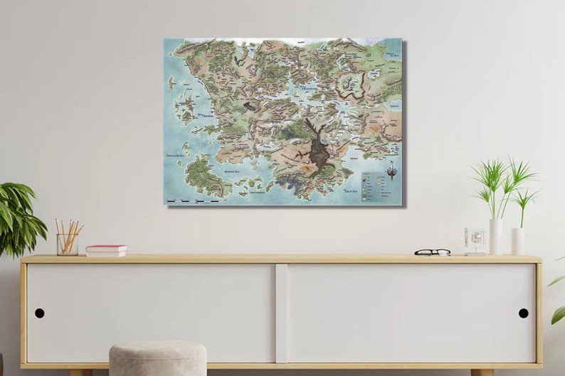 Dungeons and Dragons Canvas Wall Art, Dungeons and Dragons Poster ...