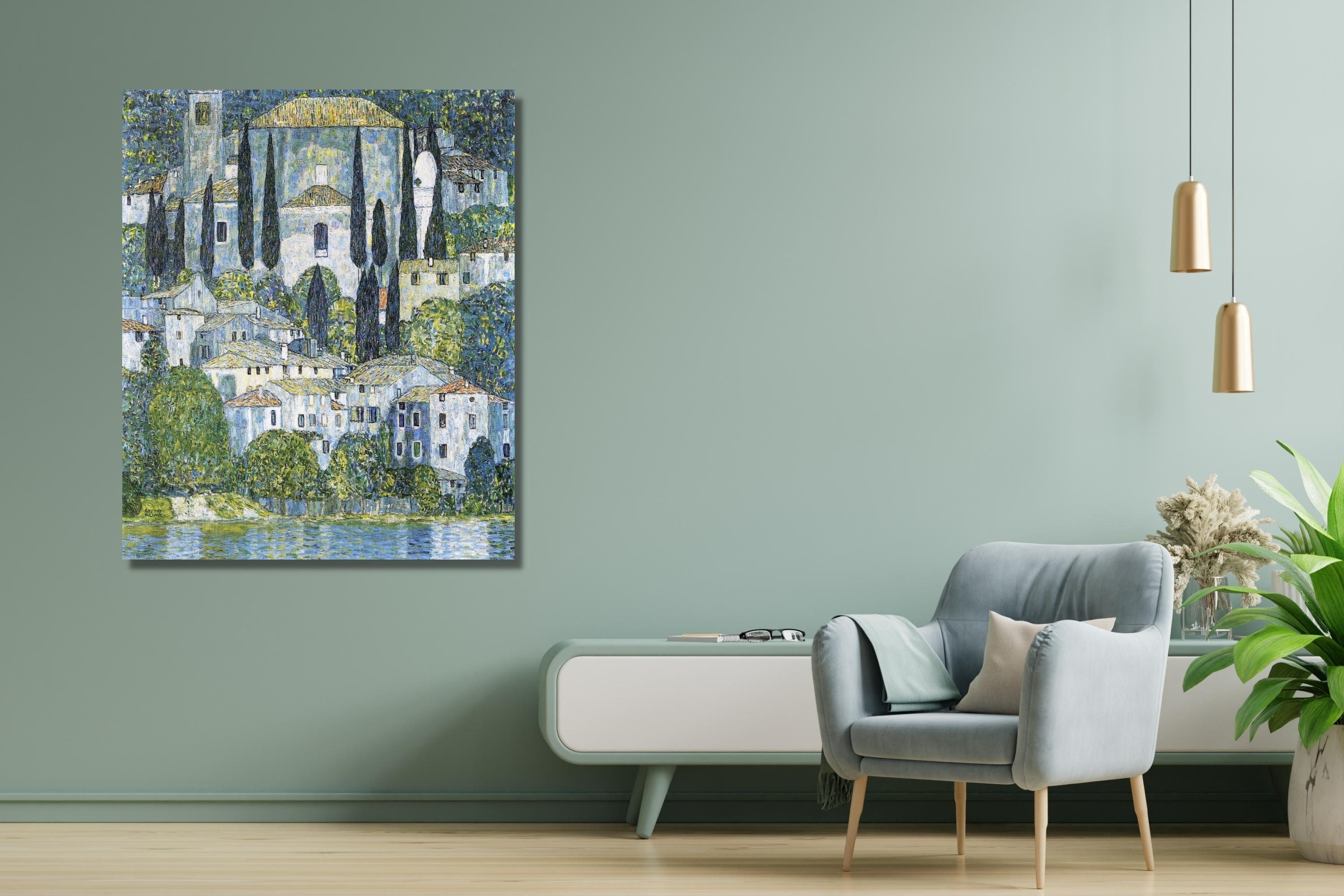 Gustav Klimt Art Print Kirche in Cassone Art Gustav Klimt - Etsy