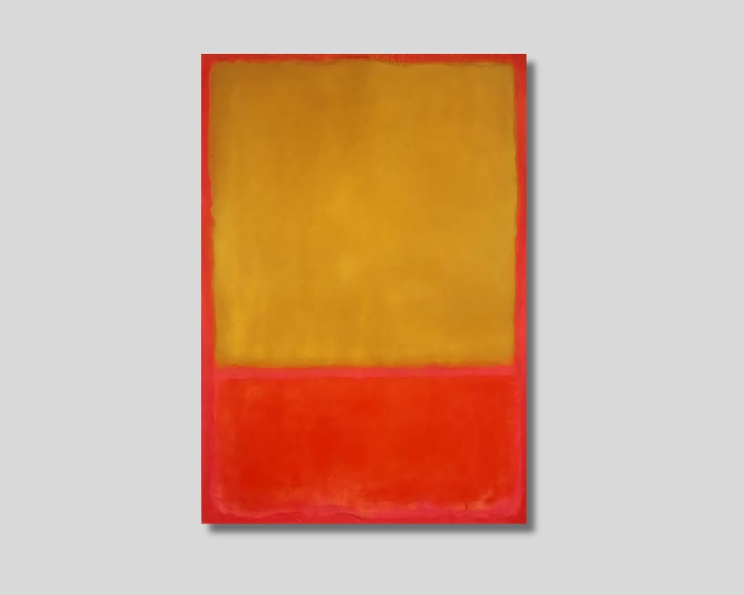 Mark Rothko Canvas Wall Art, Mark Rothko Poster, Mark Rothko Print ...