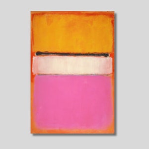 Mark Rothko Canvas Wall Art, Mark Rothko Poster, Mark Rothko Print ...