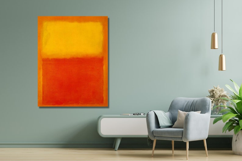 Mark Rothko Canvas Wall Art, Mark Rothko Poster, Mark Rothko Print ...
