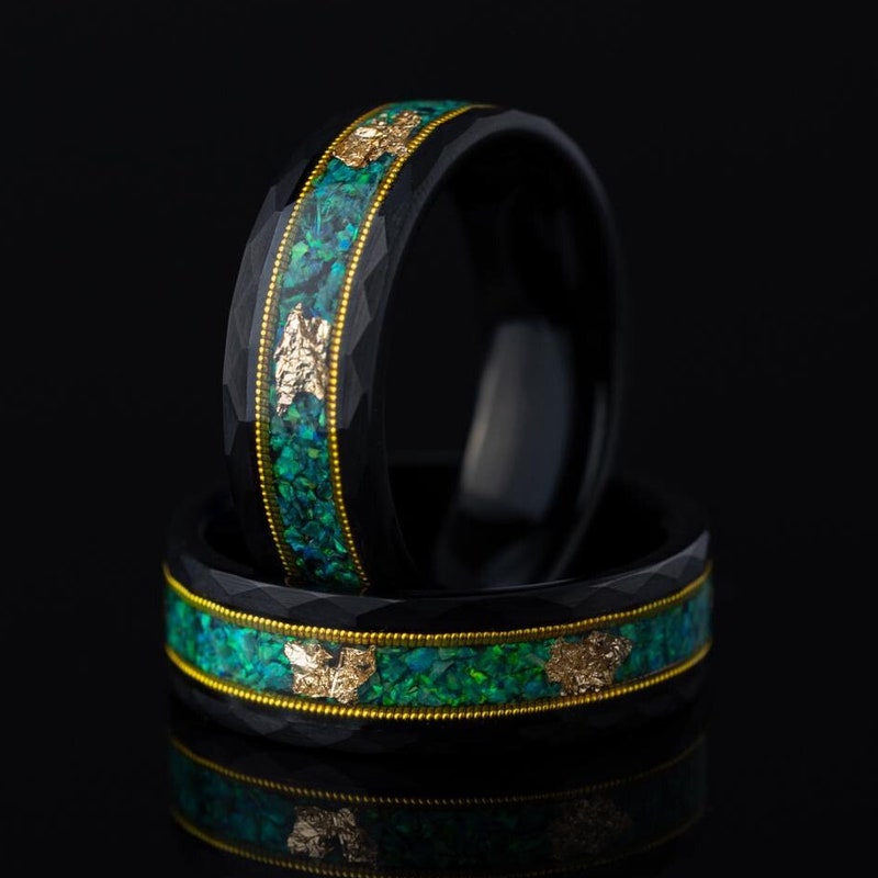 Guitar String Green Ring - Etsy