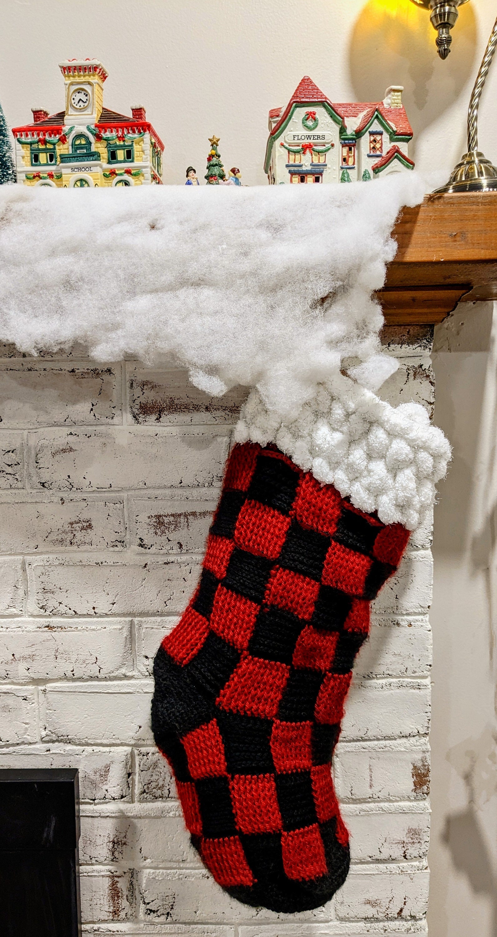 Basket Weave Crochet Stocking Pattern Festive DIY Holiday - Etsy