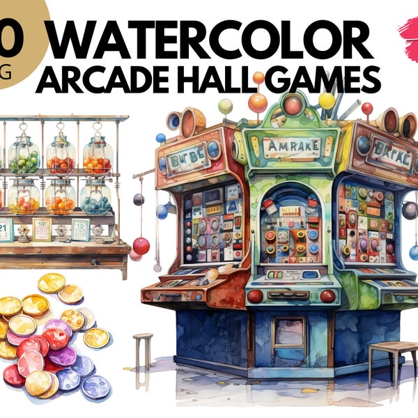 Arcade Card - Etsy