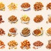 Nuts Watercolor Clipart Bundle, Wallnut PNG, Almond PNG, Nuts Clipart ...