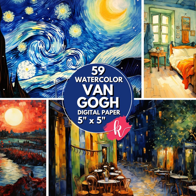 Van Gogh Svg - Etsy