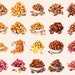 Nuts Watercolor Clipart Bundle, Wallnut PNG, Almond PNG, Nuts Clipart ...