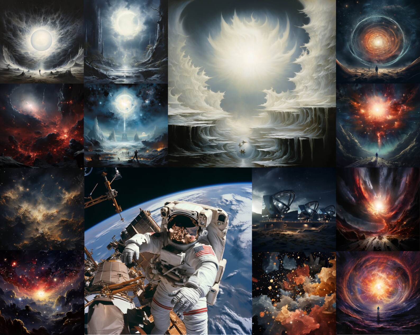 Space Digital Papers Bundle Solar System Clip Art Galaxy - Etsy