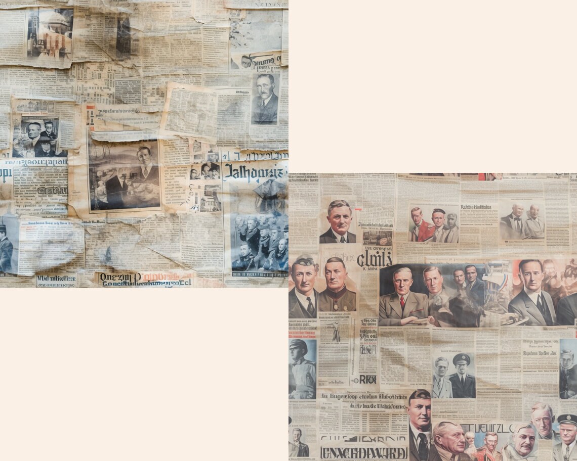 Old Newspaper Digital Paper, Seamless Pattern, Retro Digital Paper ...