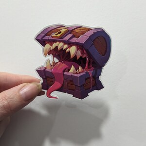 Sticker (definitely Not a Mimic) - Etsy