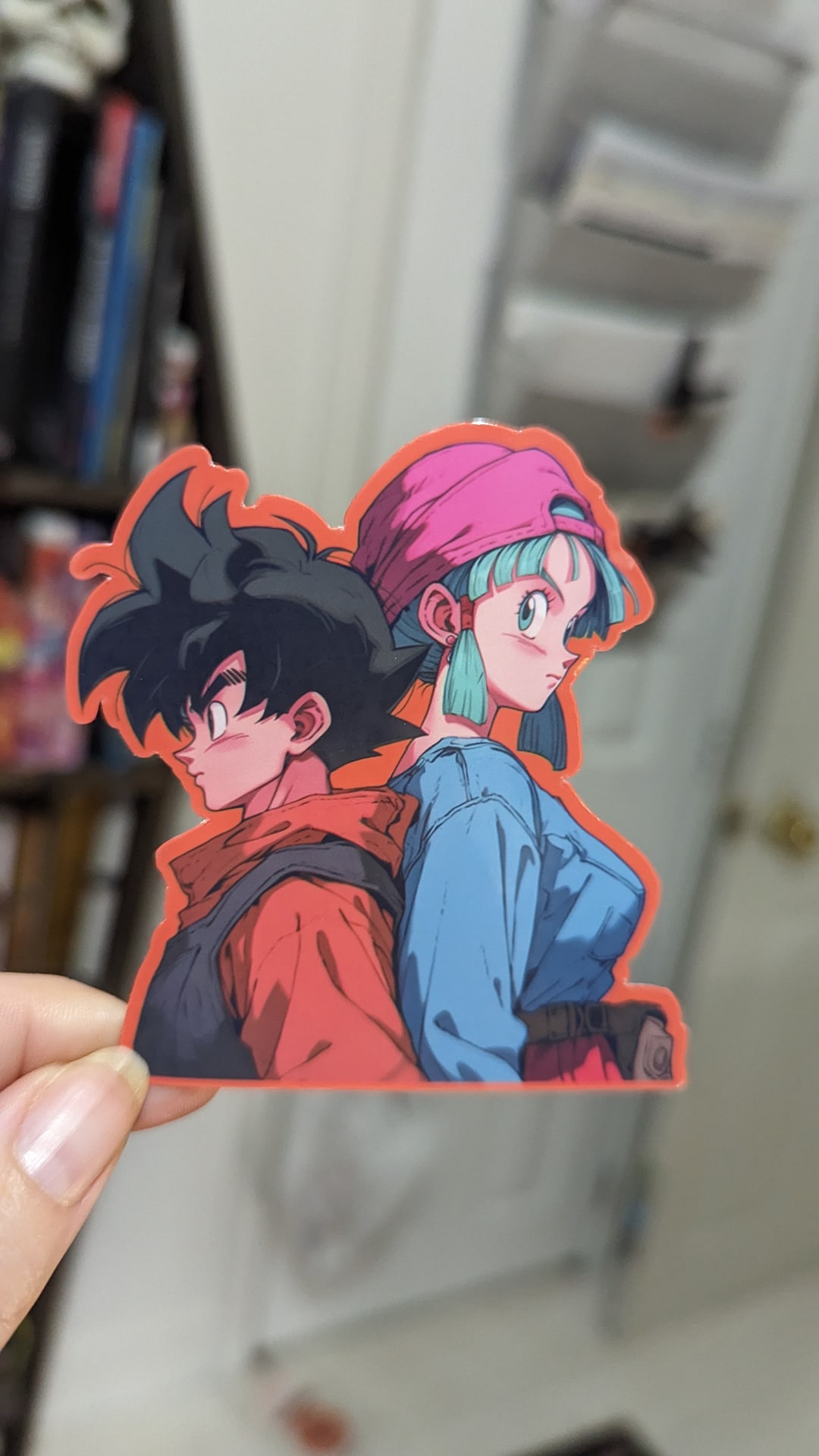 Dragon Ball: Young Bulma and Goku Sticker - Etsy
