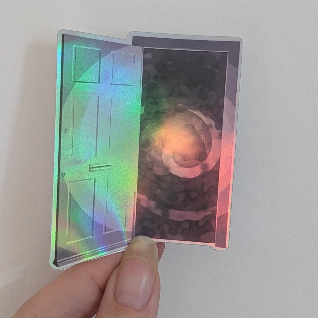 Twilight Spooky Zone Door With Portal | Vinyl Sticker | Waterproof - Etsy