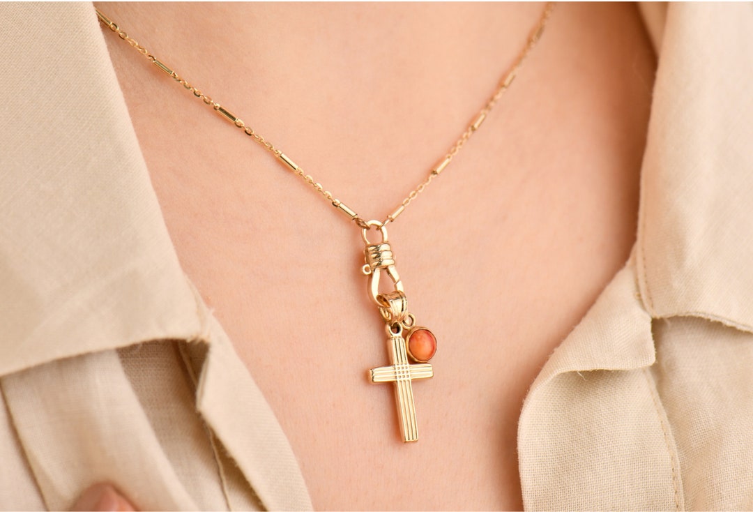 14K Real Gold Colorful Evil Eye Bead Pendant Good Luck Round Charm good ...