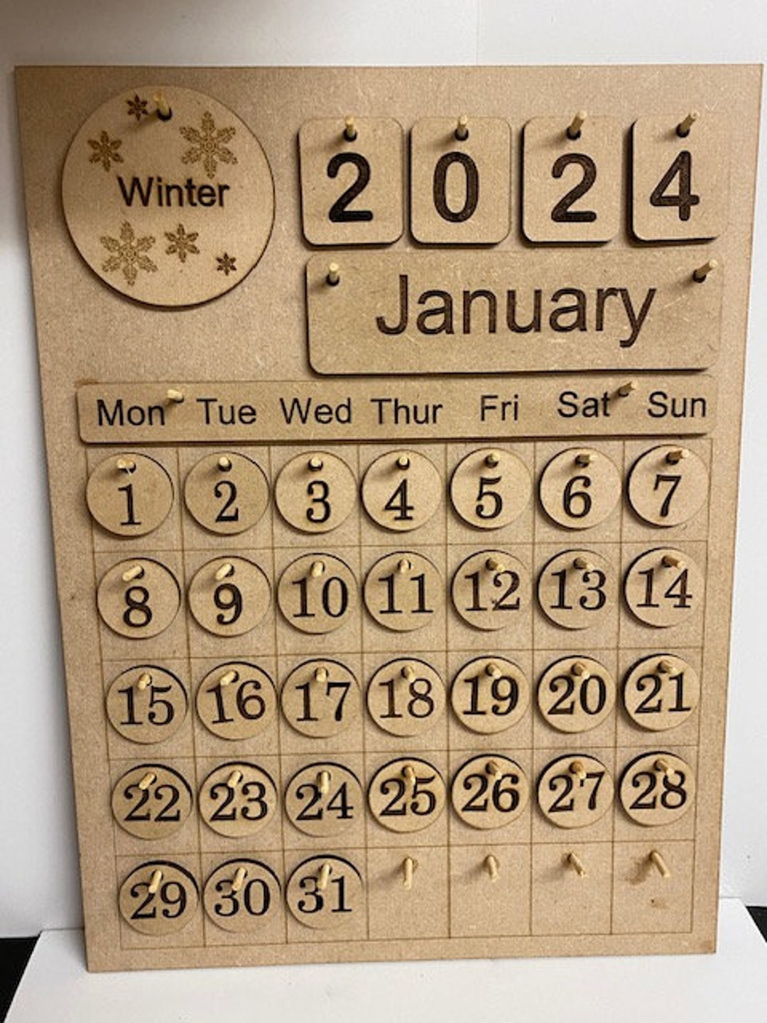 Calendar for Every Year - Etsy