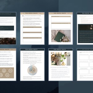 Teen Therapy Worksheet Self Love Teen Therapy Journal Therapy Tools ...