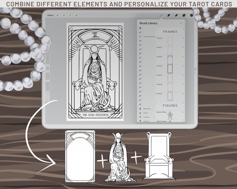 Procreate Brushes to Create Tarot Cards - Etsy Canada