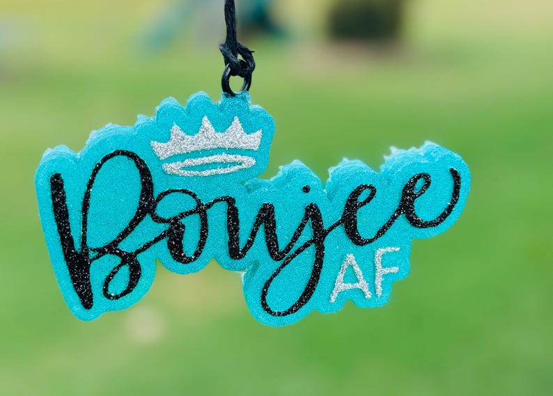 Boujee AF Car Freshie: Custom Scented Car Air Freshener - Etsy
